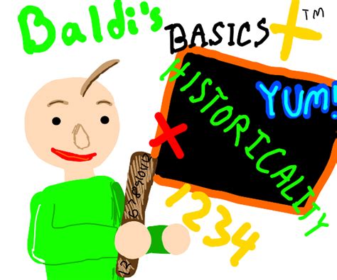 Baldis Basics Title Screen Drawception
