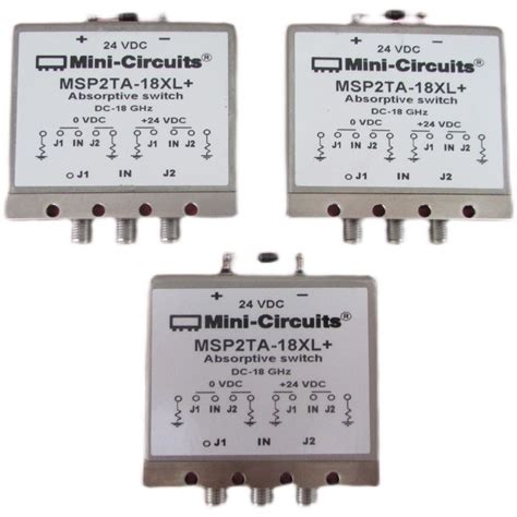 Mini Msp2ta 18xl Dc 18ghz 24v Spdt单刀双掷射频同轴开关虎窝淘