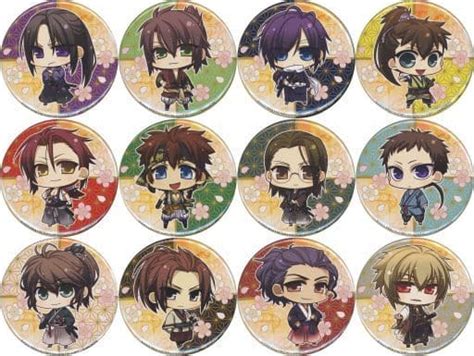 駿河屋 単品 集合 缶バッジ12種セット 「switchソフト 薄桜鬼 真改 万葉ノ抄 Wondergooオリジナルアクリルスタンド