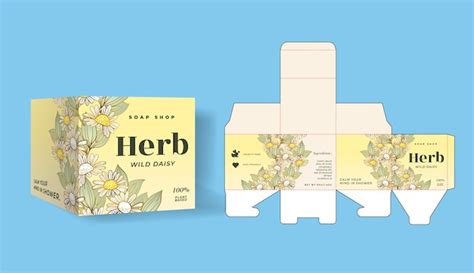 Free Vector Gradient Box Design Template