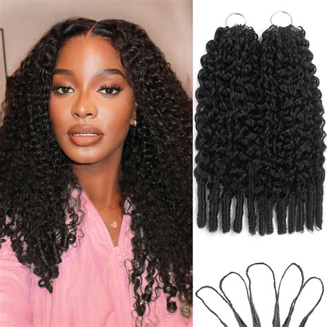 Human Crochet Hair Pre Looped 120g Burmese Curly Feather