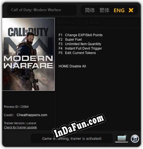 Call Of Duty Modern Warfare Trainer 5 V15 Free Download Pc