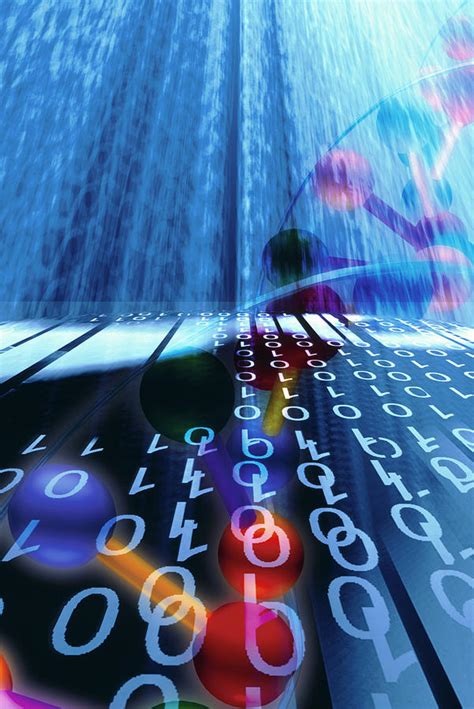 Dna Molecule And Binary Code Photograph By Pasieka Fine Art America