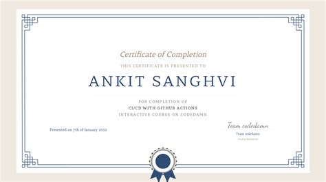 Ankit Sanghvis Certification For Cicd With Github Actions Codedamn