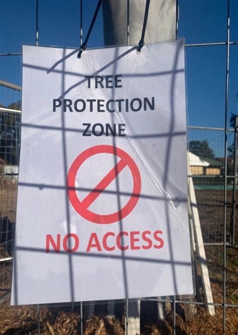 Tree Protection Zone Fencing TPZ Fencing For Development Sites