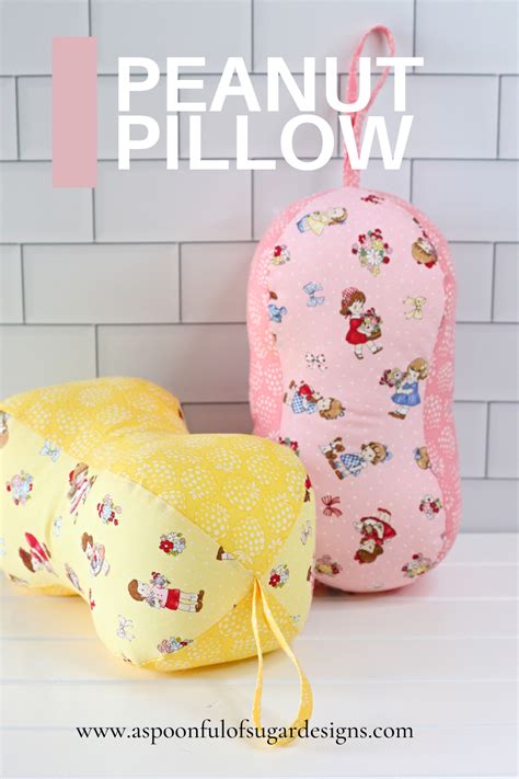 Peanut Pillow Quick Sewing Pattern