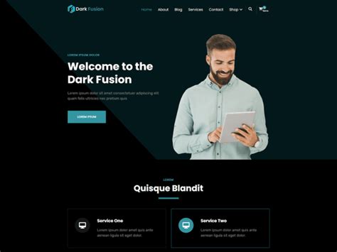 Dark Fusion Wordpress Theme भारतम्