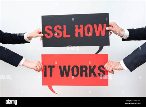 Hand Writing Sign Ssl How It Workssession Key Is Used To Encrypt All