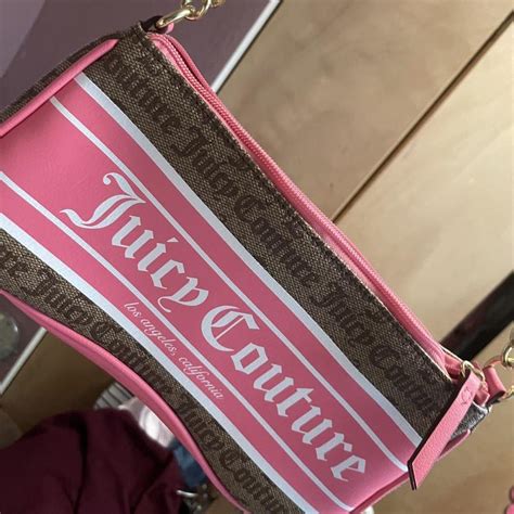 Pink And Brown Juicy Couture Shoulder Bag Never Depop