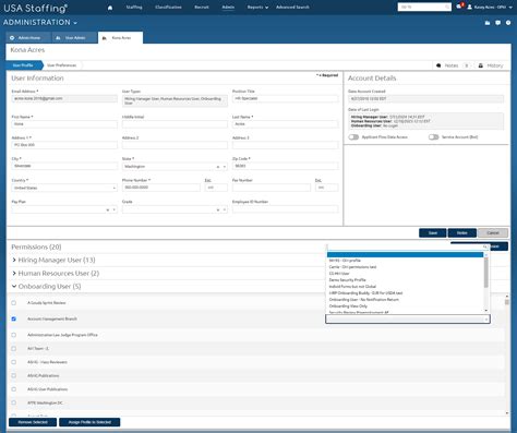 Modifying A User Record Usa Staffing Online Help