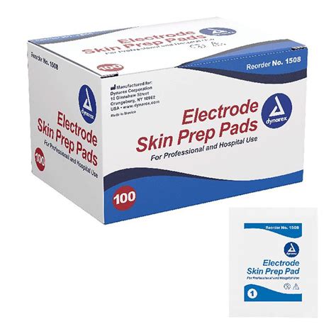 Dynarex Electrode Skin Prep Pad For Ekg Testing Myaed Myaed