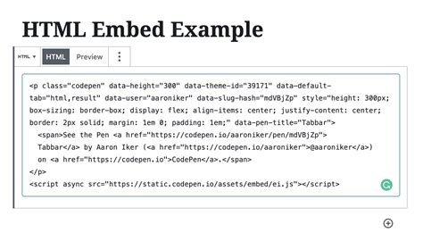 Embeds And Wordpress Codepen
