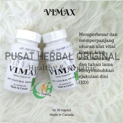 Jual VIMAX ASLI ORIGINAL CANADA OBAT PEMBESAR PENIS KELAMIN VITAL KUAT SEX PRIA TAHAN LAMA