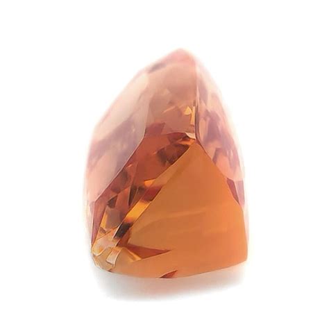 Natural Peach Imperial Topaz Gemstone 600 Carats Jupitergem For Sale