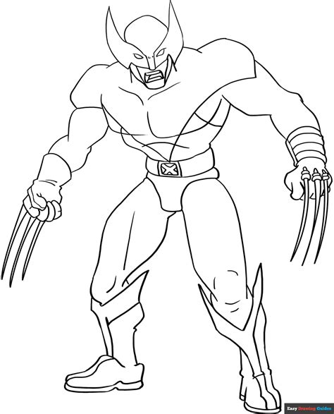 Xmen Wolverine Xmens Toute Lequipe Stampare Kleurplaat Websincloud Coloriages Colorier