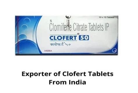 Clofert 50 Tablet Clomifene Tablet Packaging Size 10 Tablets At Rs