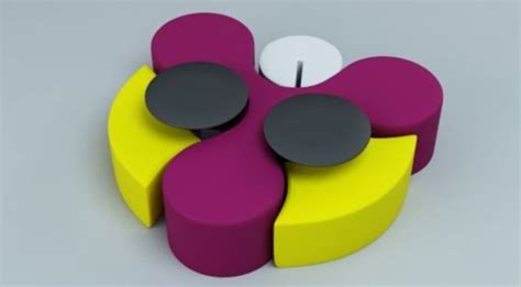 Three Way Table 3d Model 10 Obj Dwg 3ds Max Free3d