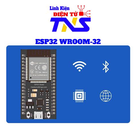 Kit Rf Thu Phát Wi Fi Bluetooth Ble Esp32 Wroom 32 Linh Kiện điện