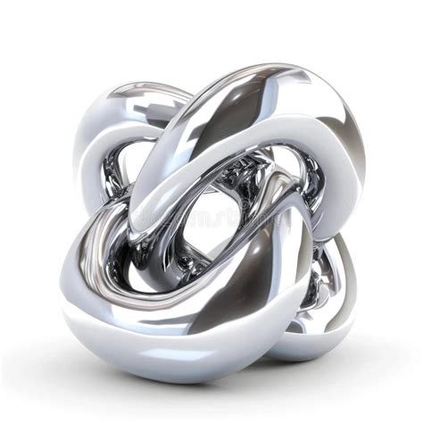 Metallic Geometric Shape With A Sleek And Modern Design Stock Image Image Of Modern