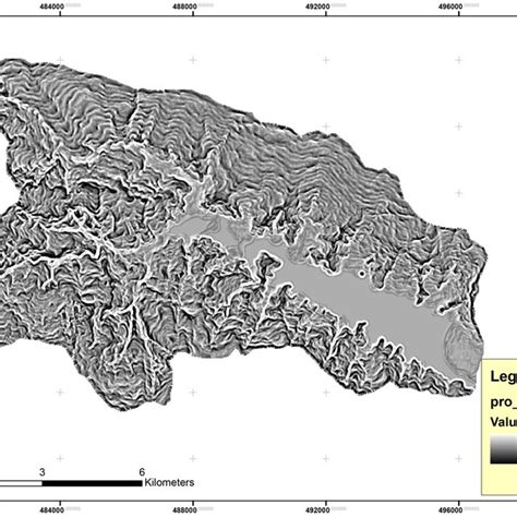 A Plan And B Profile Curvature Download Scientific Diagram