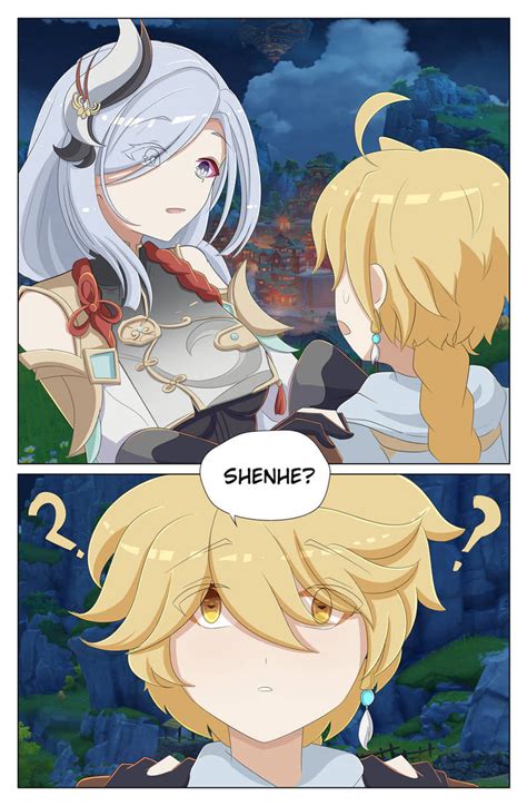 Shenhe And Aether Love 56 By Taksarts On Deviantart