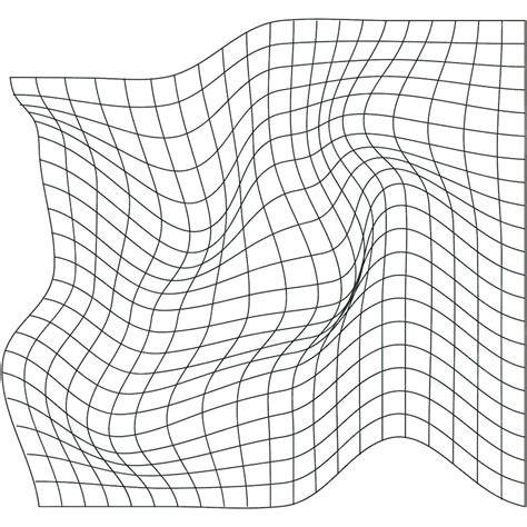 Premium Vector Abstract Distorted Wireframe Wave Vector Curve Surface