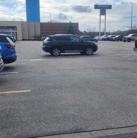 [oc] Someone Parked In The Middle Of Lane In The Parking Lot… R