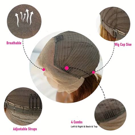 180 밀도 인간의 머리 밥 가발 134 레이스 프런트 가발 Pre 뽑은 Temu Korea