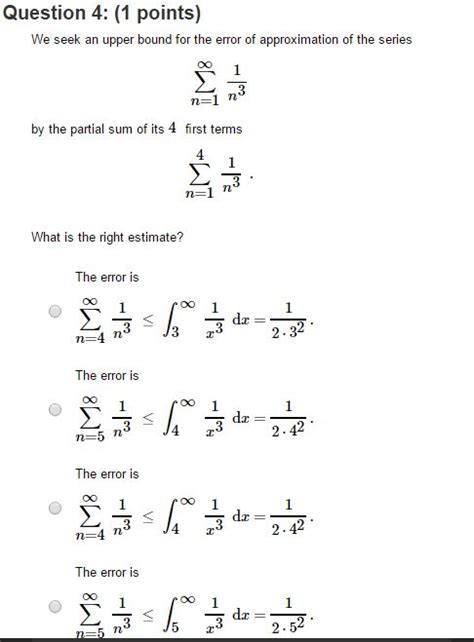 Solved We Seek An Upper Bound For The Error Of Approximation