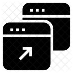 Resize Window Icon Download In Glyph Style