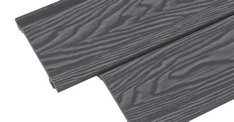 Clickclad Anthracite 36m Woodgrain Composite Cladding