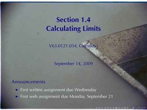 Lesson 4 Calculating Limits Ppt