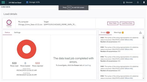 Fix Timestamp Error While Uploading Dataset To Ibm Db2 Cloud Youtube