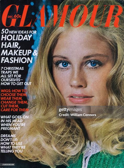 Glamour December 1970 Magazine Cover Featuring Cybill Shepherd News Photo Getty Images