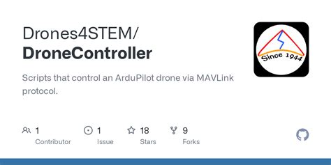 Github Drones Stem Dronecontroller Scripts That Control An Ardupilot Drone Via Mavlink Protocol