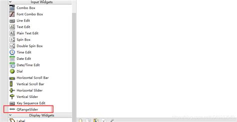 qt creator custom control range slider qrangeslider programmer sought
