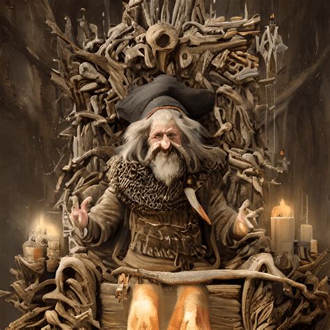 Portrait Of A Friendly Wizard · Creative Fabrica