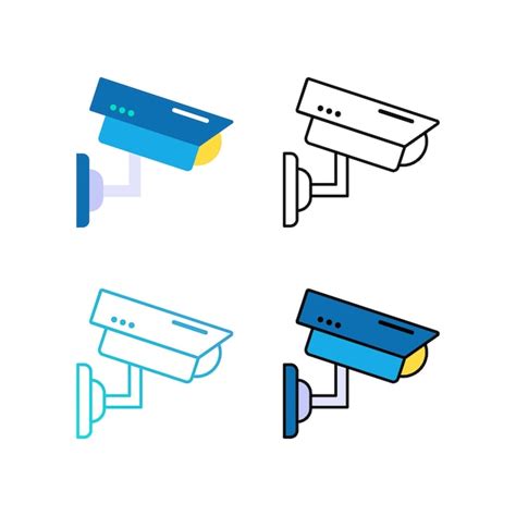 Premium Vector Cctv Camera Icon