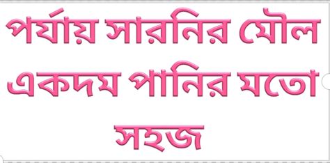 একদম কম সময়েই পর্যায় সারনীর মৌলগুলোর নাম শিখে ফেলুন তাও আবার ছন্দে ছন্দে।। 𝐖𝐨𝐧𝐝𝐞𝐫 𝐌𝐞𝐝𝐢𝐜𝐚𝐥