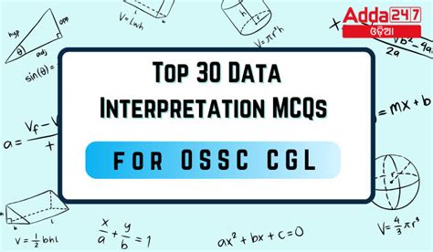 Top 30 Data Interpretation Mcqs For Ossc Cgl 01 October 2024