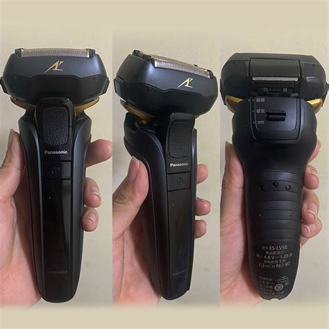 日本进口松下panasonic交流充电式电动剃须刀 Es Lv5e K705黑色 虎窝淘