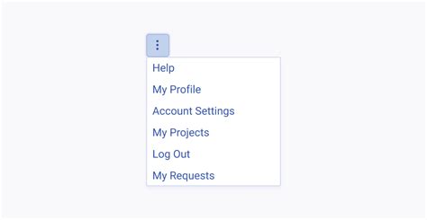 guidelines for using the dropdownbutton component design system kit