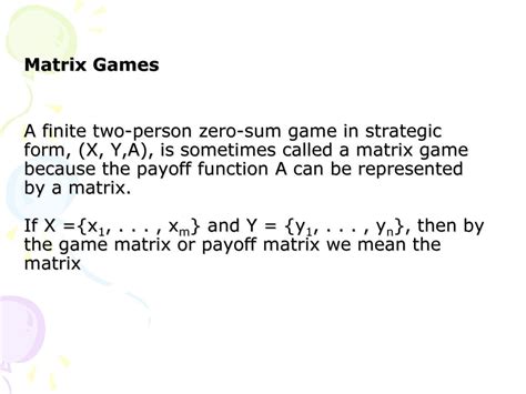 3 Two Person Zero Sum Games Ppt Download