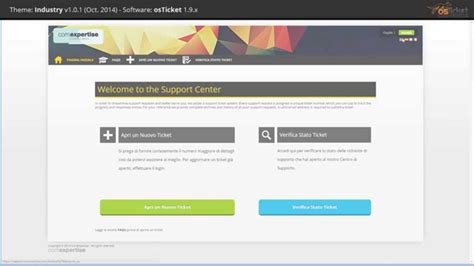 Osticket 1 9 X Industry Theme Professional Clean Theme For Osticket Youtube