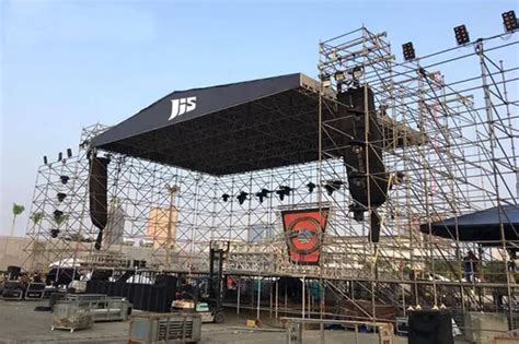 Line Array Speaker Truss Audio Truss Layer Truss Steel Iron Truss Scaffolding For Event Stage