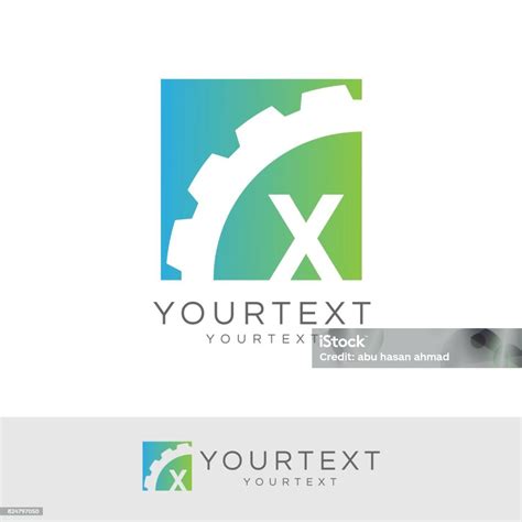 기술 초기 편지 x 아이콘 디자인 개념에 대한 스톡 벡터 아트 및 기타 이미지 개념 개념과 주제 공장 산업 건물 istock
