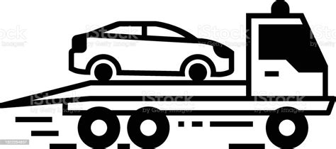 자동차 서비스 견인 차량 사고 구조 벡터 글리프 아이콘 디자인 길가 지원 개념 흰색 배경에 구조 대응 기호 견인에 대한 스톡 벡터 아트 및 기타 이미지 Istock