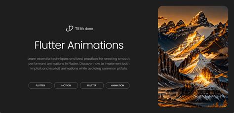 animating widgets in flutter best practices