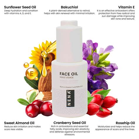 Nena Face Oil With Bakuchiol Natural Radiant Skincare Nena Skincare