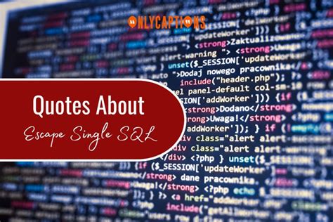 940 Quotes About Escape Single Sql 2025 Hidden Tricks